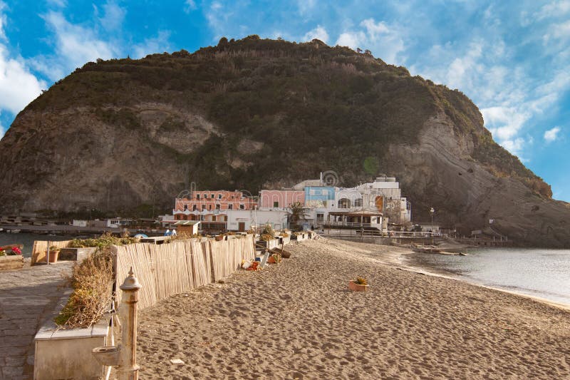 Sant Angelo Village on the Island of Ischia Ischia Stock Image - Image ...