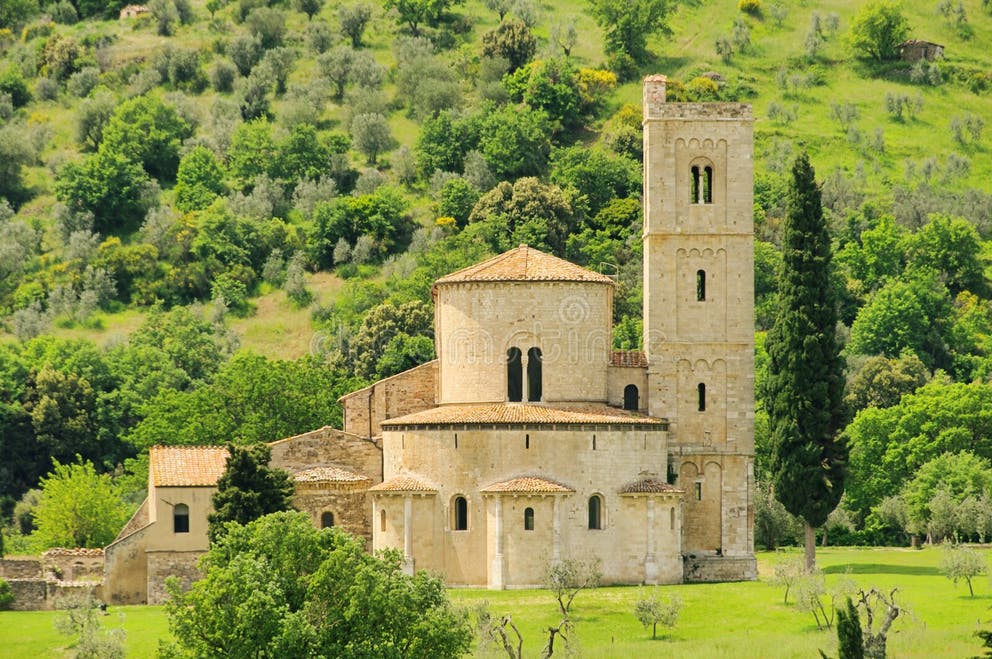 Sant Antimo stock photo. Image of church, sant, antimo - 17550982