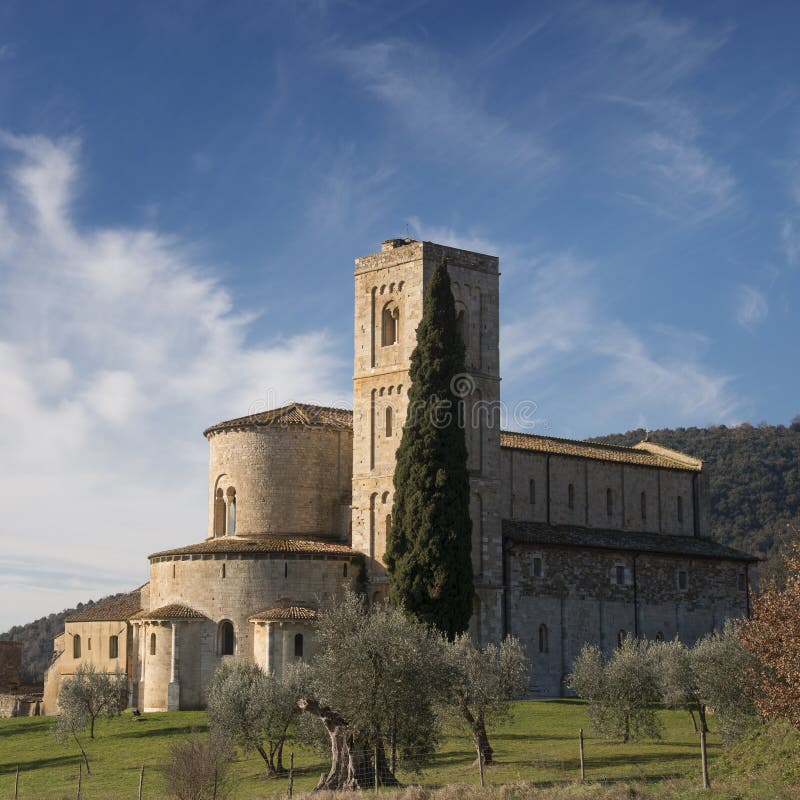Sant Antimo stock image. Image of abbey, sant, europe - 59015341