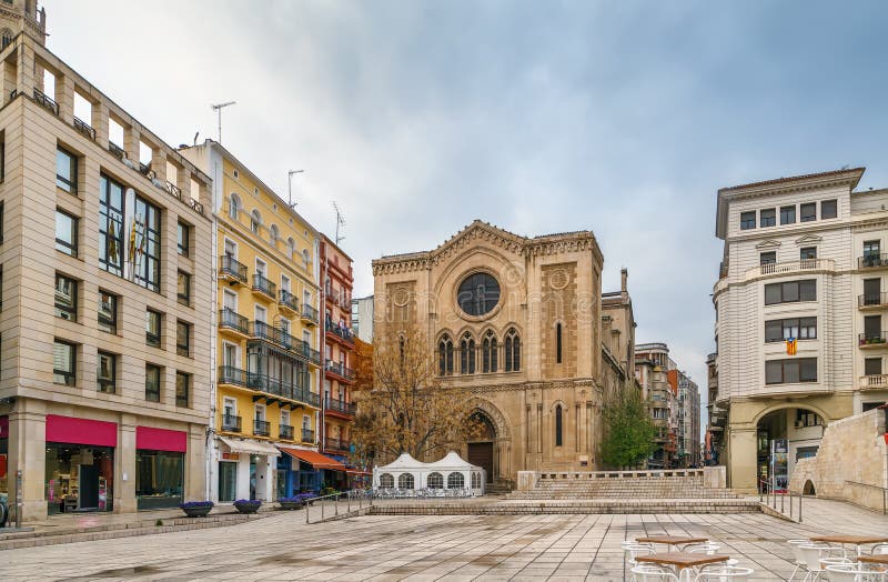 Sant Joan Square, Lleida, Spain Stock Photo - Image of square, outdoor ...
