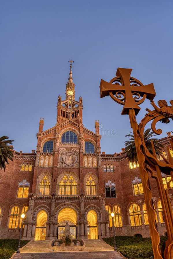 The Sant Pau Modernist Centre in Barcelona Stock Photo - Image of city ...