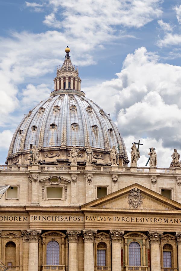 Sant Peter s Basilica editorial stock photo. Image of christianity ...