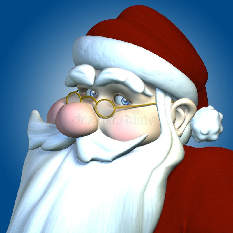 Santa Profile Stock Illustrations – 1,486 Santa Profile Stock ...