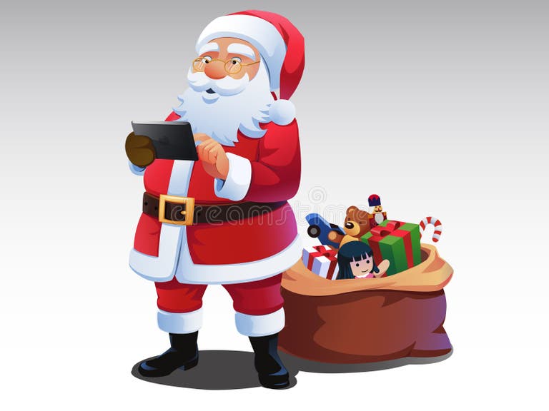 Santa Technology Stock Illustrations – 7,338 Santa Technology Stock ...