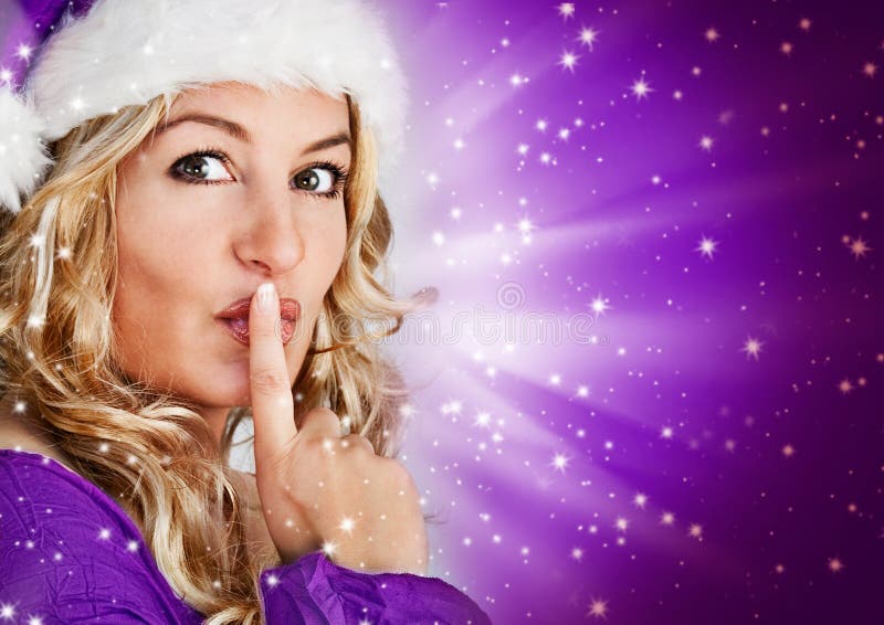 Santa 6_violet stock photo. Image of face, beauty, cute - 11857832