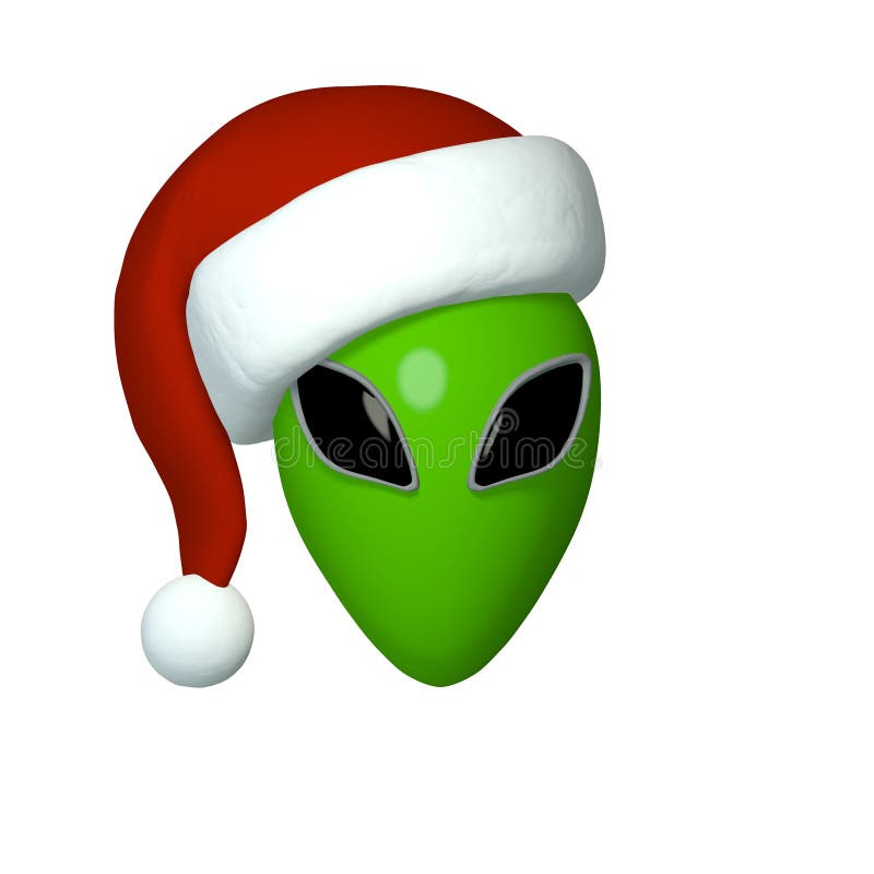 Santa Alien Stock Image - Image: 26661061