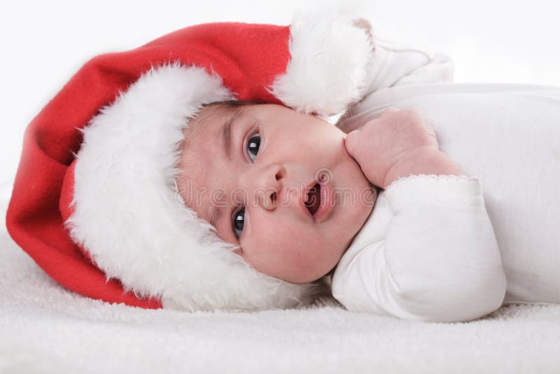 Santa baby stock image. Image of noel, angel, christmas - 22262239