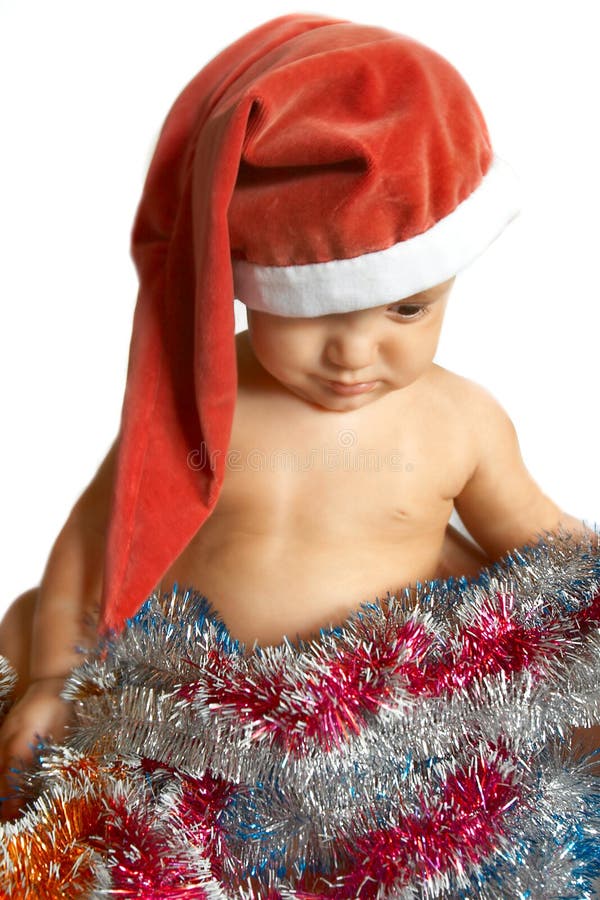 Santa baby stock image. Image of celebrate, religious - 3320183