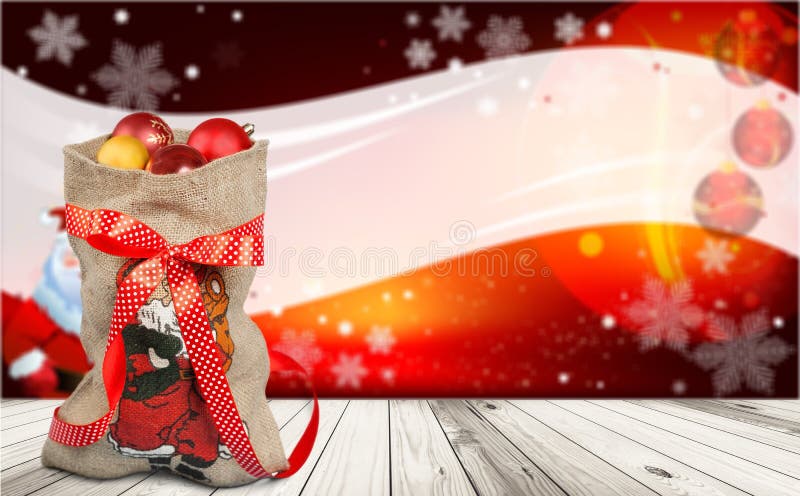 Santa stock photo. Image of sack, decoration, claus, xmas - 61464272