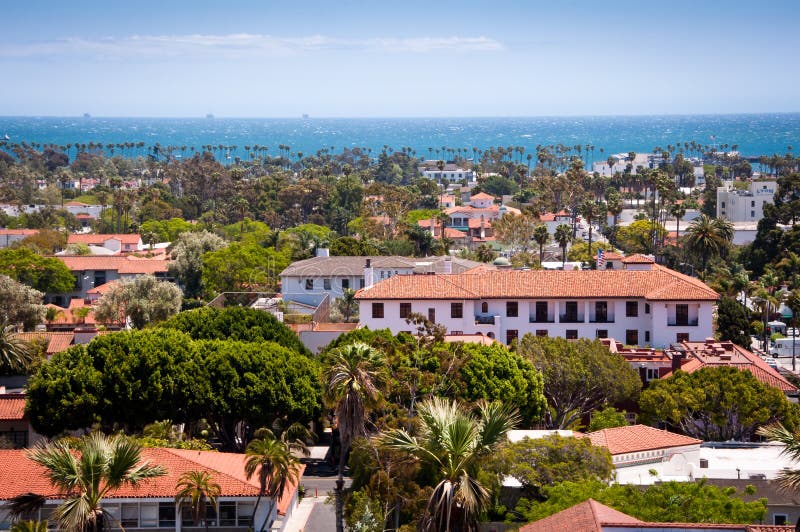 Santa Barbara stock image. Image of coast, building, destination - 26983635