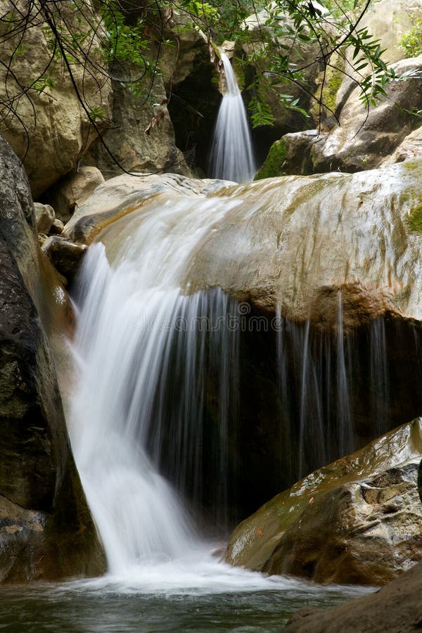 Santa Barbara Falls stock image. Image of peaceful, natural - 29076959