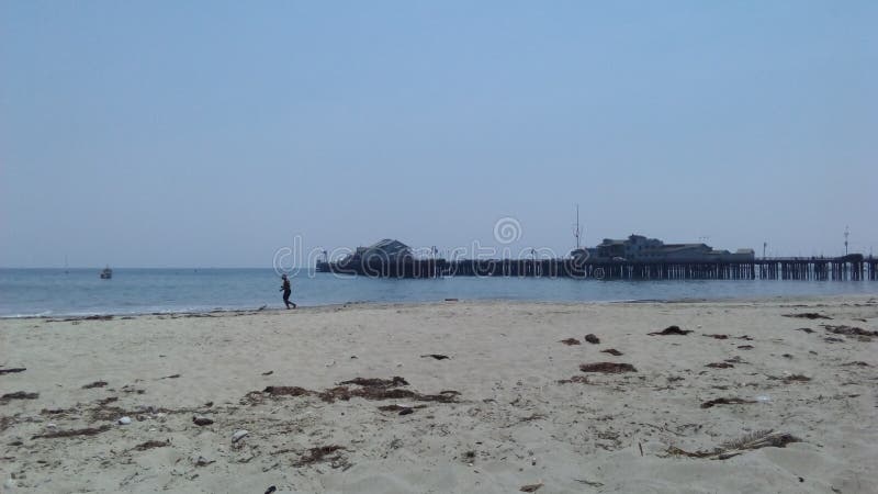 Santa Barbara stock image. Image of barbara, beach, pier - 75213375