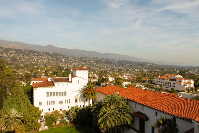 Santa Barbara Courthouse. stock image. Image of america - 55780095