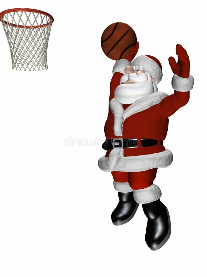 Santa Basketball Stock Illustrations – 618 Santa Basketball Stock ...