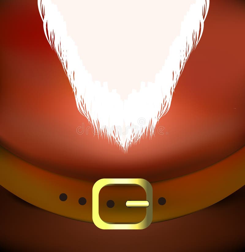 Santa Belt Color Vector stock illustration. Illustration of costume ...