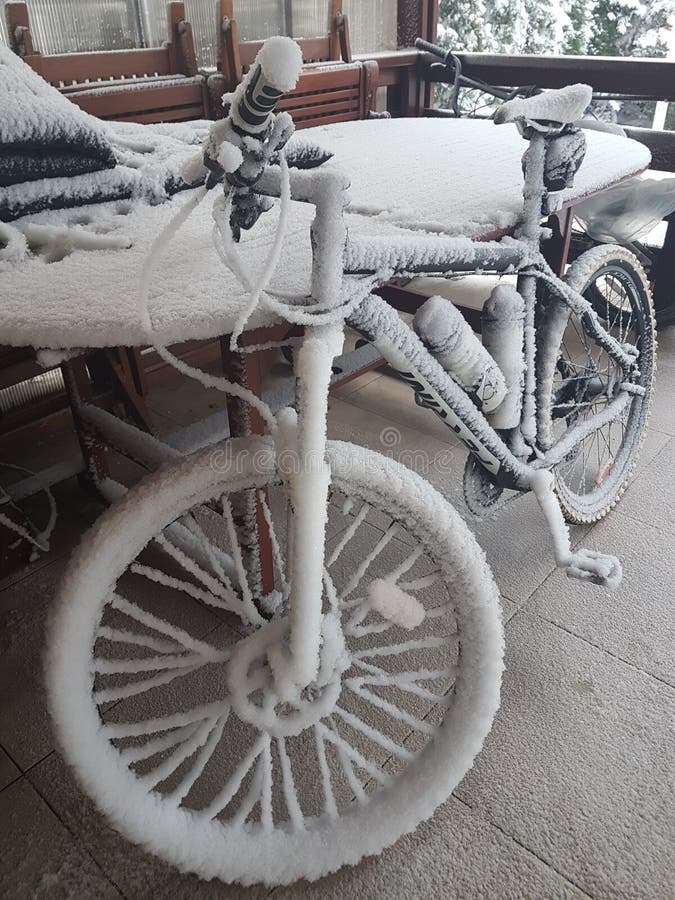 Santa bicycle stock image. Image of bicycle, santa, winter - 96501729