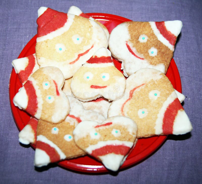 Santa cookies stock image. Image of holiday, winter, kitchen - 45314771