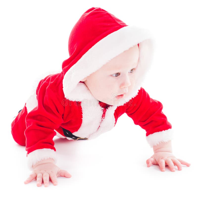 Santa boy stock photo. Image of isolated, holiday, santa - 44829268
