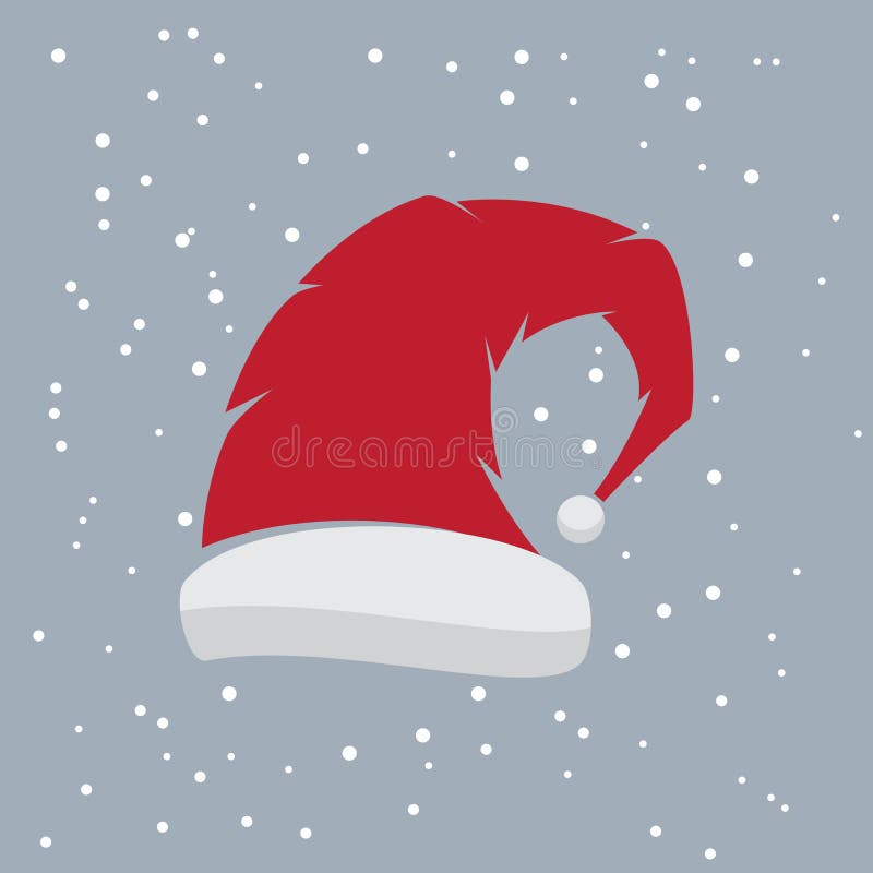 Santa cap icon vector stock vector. Illustration of festive - 255679352