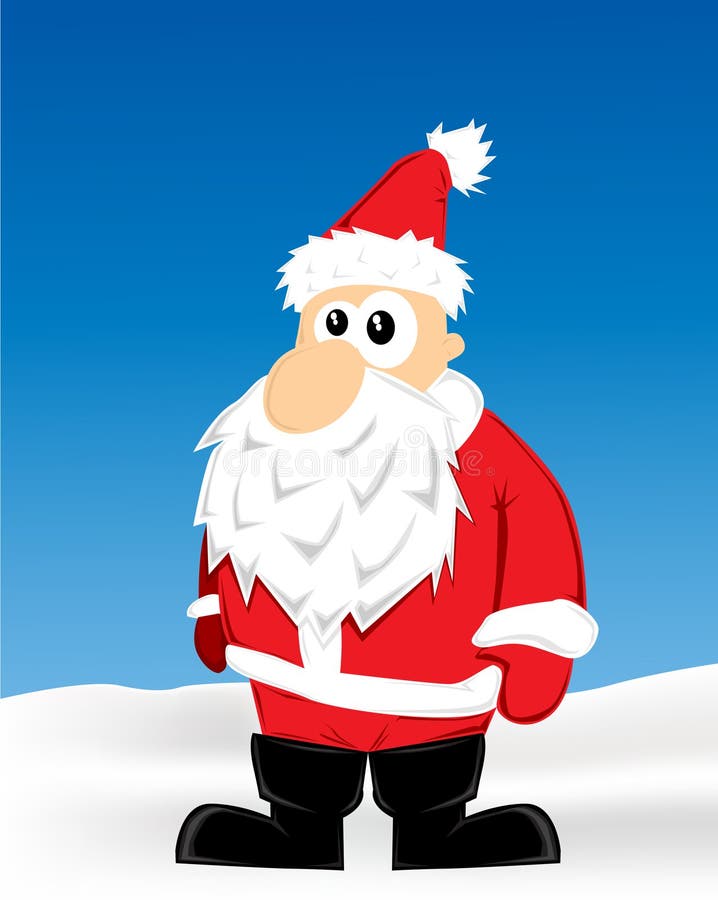 Santa Cartoon stock vector. Illustration of paper, father - 29218731