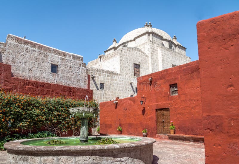 Santa Catalina Monastery - Arequipa, Peru Stock Image - Image of ...