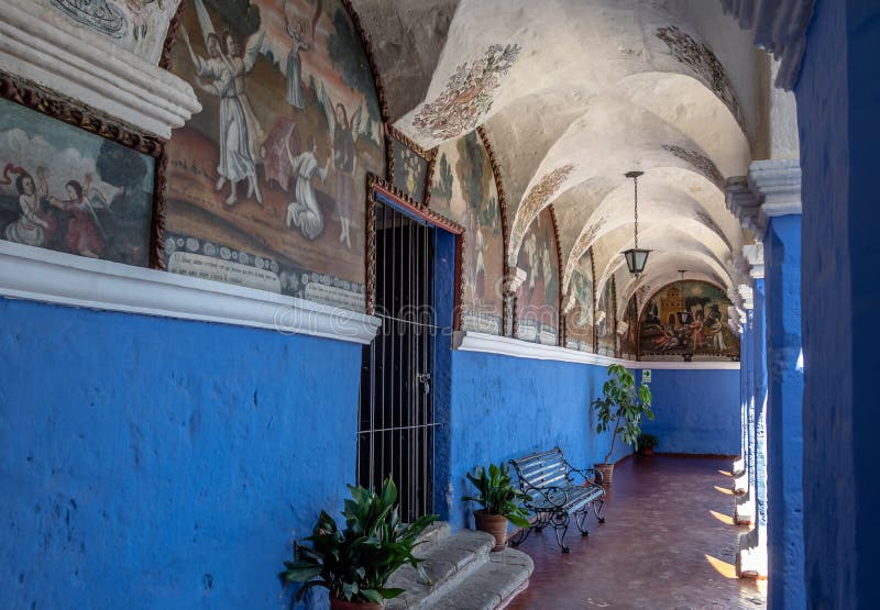 Santa Catalina Monastery - Arequipa, Peru Editorial Stock Image - Image ...