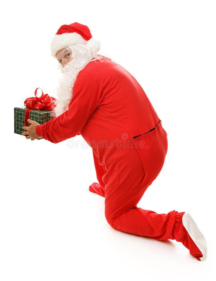 Santa s Funny Phone Call stock image. Image of communication - 1482183