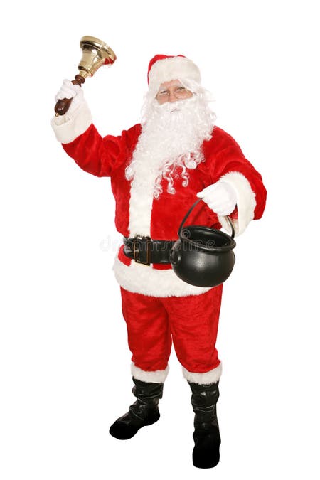 Santa Charity Collection stock photo. Image of money, beard - 3619568