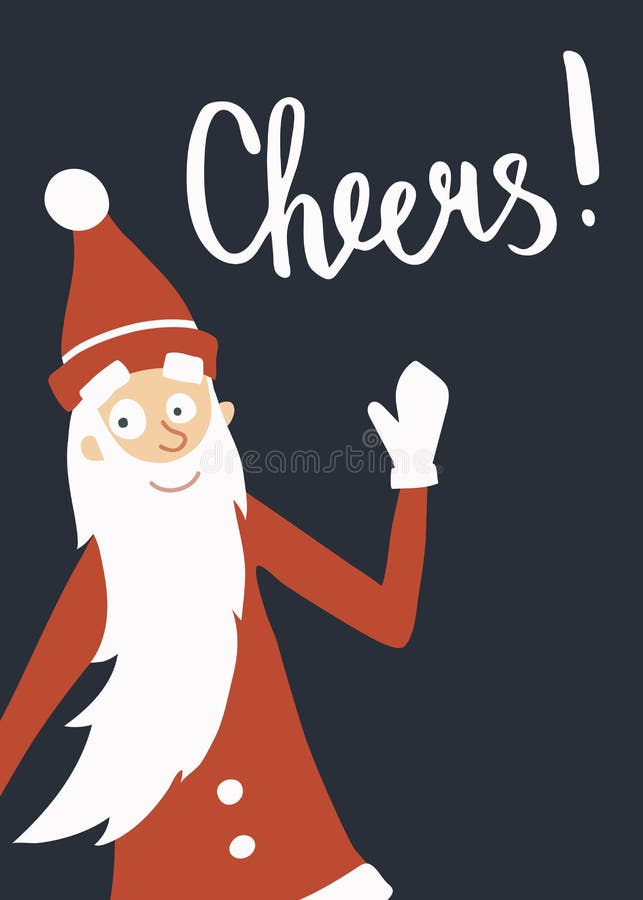 Santa Cheers Stock Illustrations – 564 Santa Cheers Stock Illustrations ...