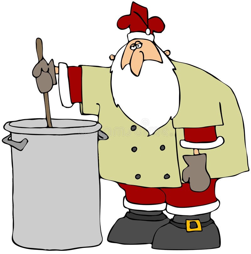 Stir the pot stock illustration. Illustration of cartoon - 666078