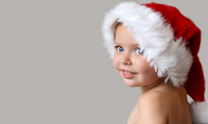 Santa Child stock photo. Image of smile, toddler, sparkling - 3653136
