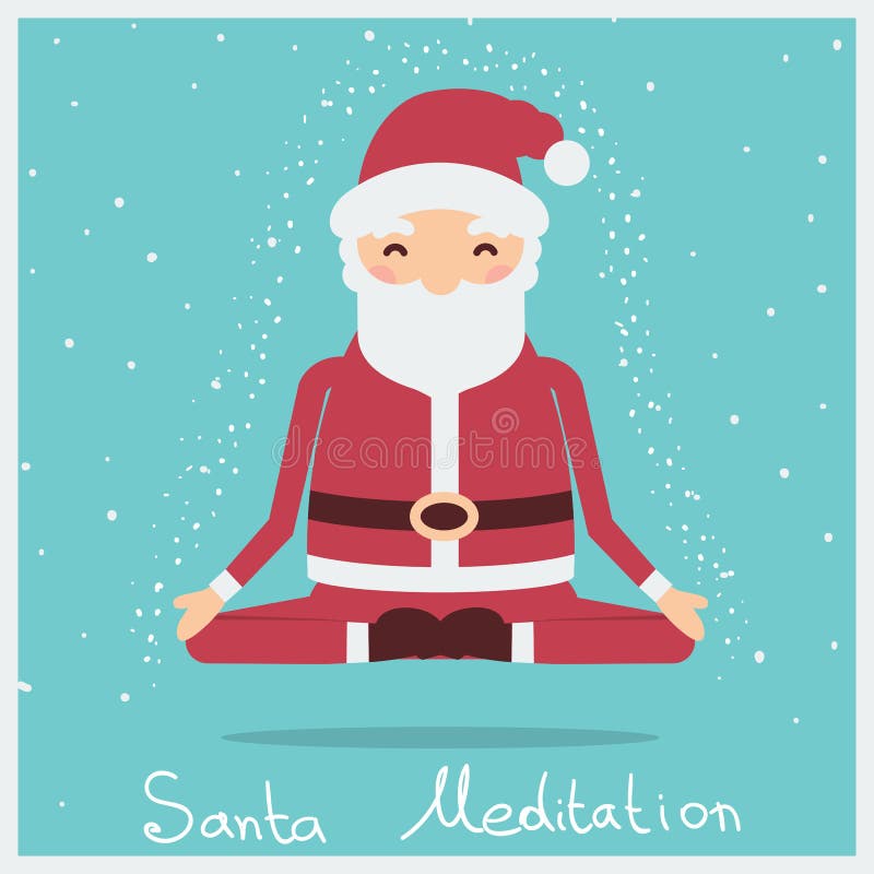 Meditation - Vector Illustration Stock Vector - Illustration of healthy ...