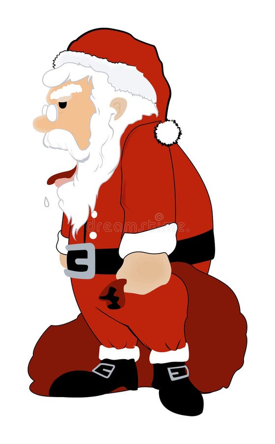 Lost Santa stock illustration. Illustration of xmas, lost - 30853