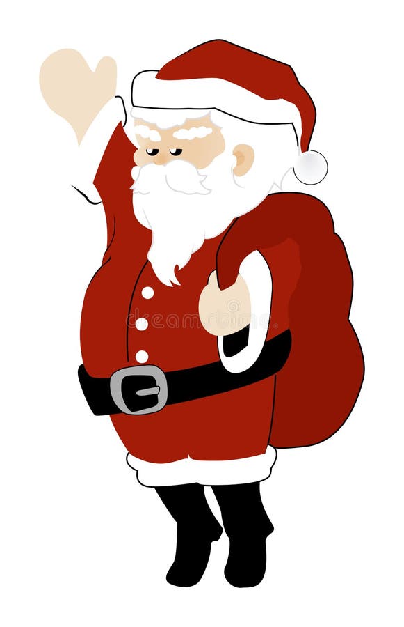 Boogie Santa stock vector. Illustration of cartoon, humor - 27558163