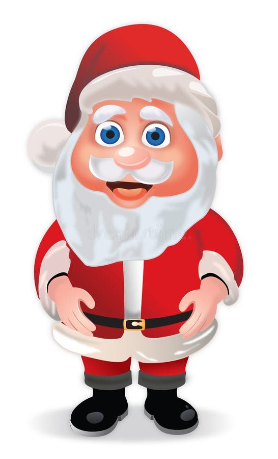 Santa Group Photo stock illustration. Illustration of isolated - 16432292