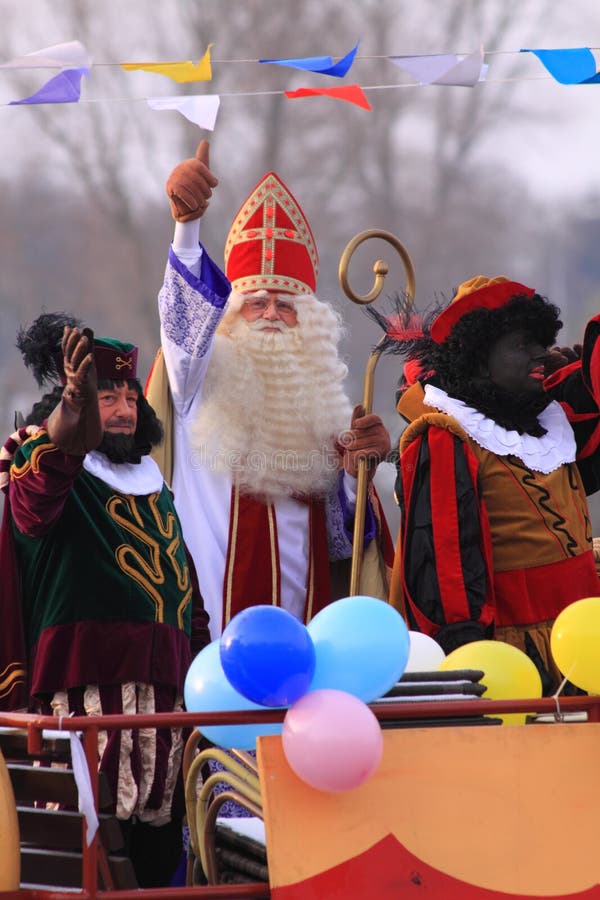 Santa Claus Arrives in Holland Editorial Image - Image of celebration ...