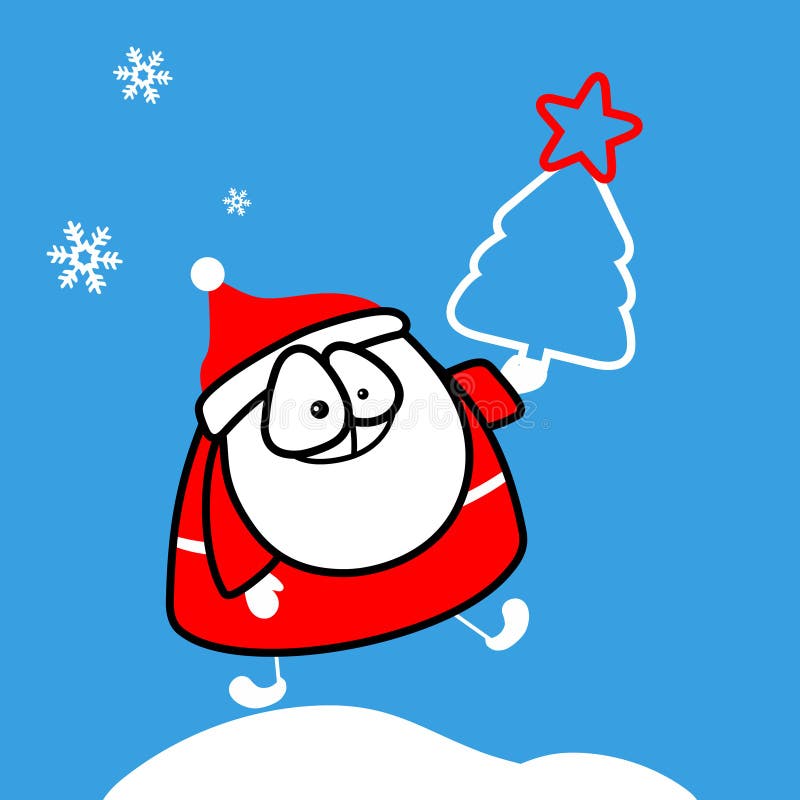 Santa Claus stock vector. Illustration of seasonal, shape - 28147769