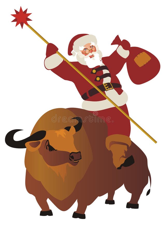 Santa Claus Bull Stock Illustrations – 262 Santa Claus Bull Stock ...