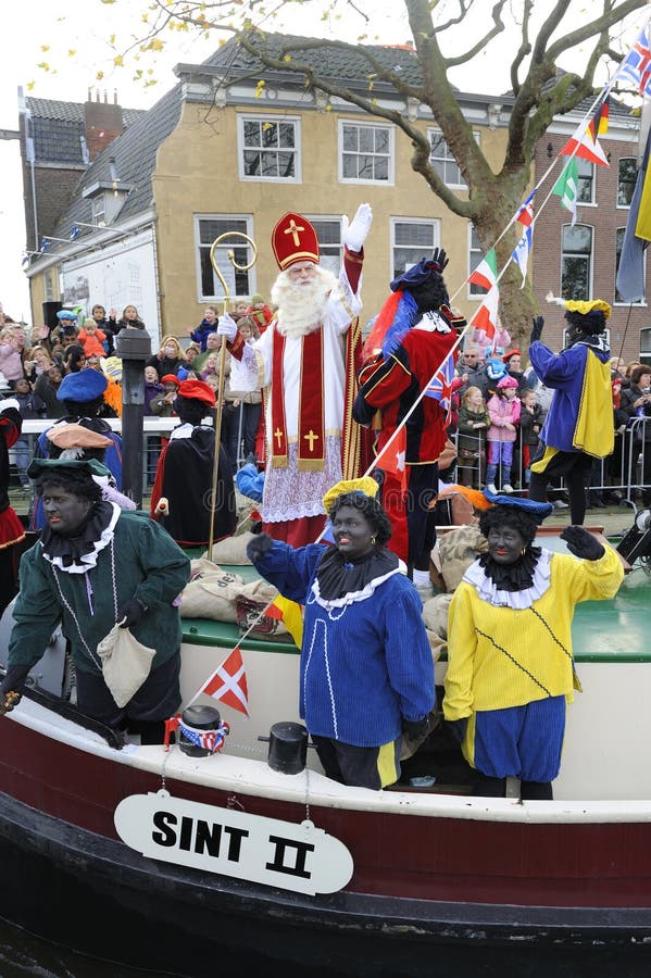 Santa Claus Arrives in Holland Editorial Image - Image of celebration ...