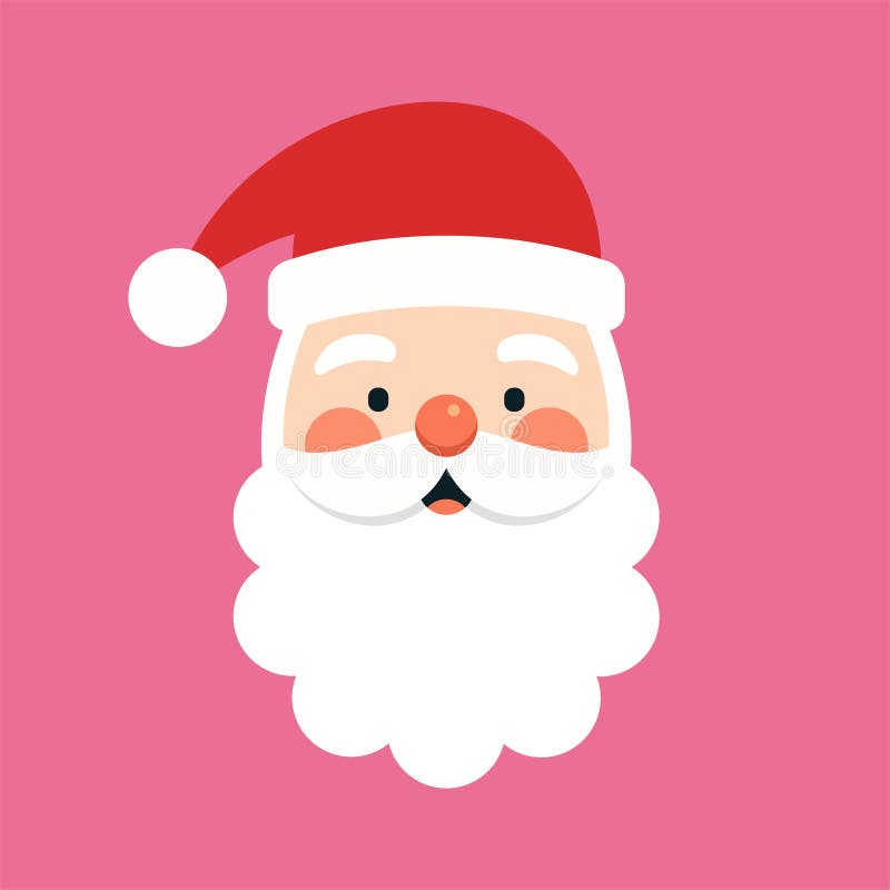 Santa Claus Avatar Vector Illustration Stock Vector - Illustration of ...