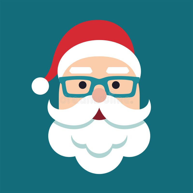 Santa Claus Avatar Vector Illustration Stock Vector - Illustration of ...