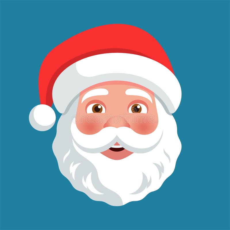 Santa Claus Avatar Vector Illustration Stock Vector - Illustration of ...