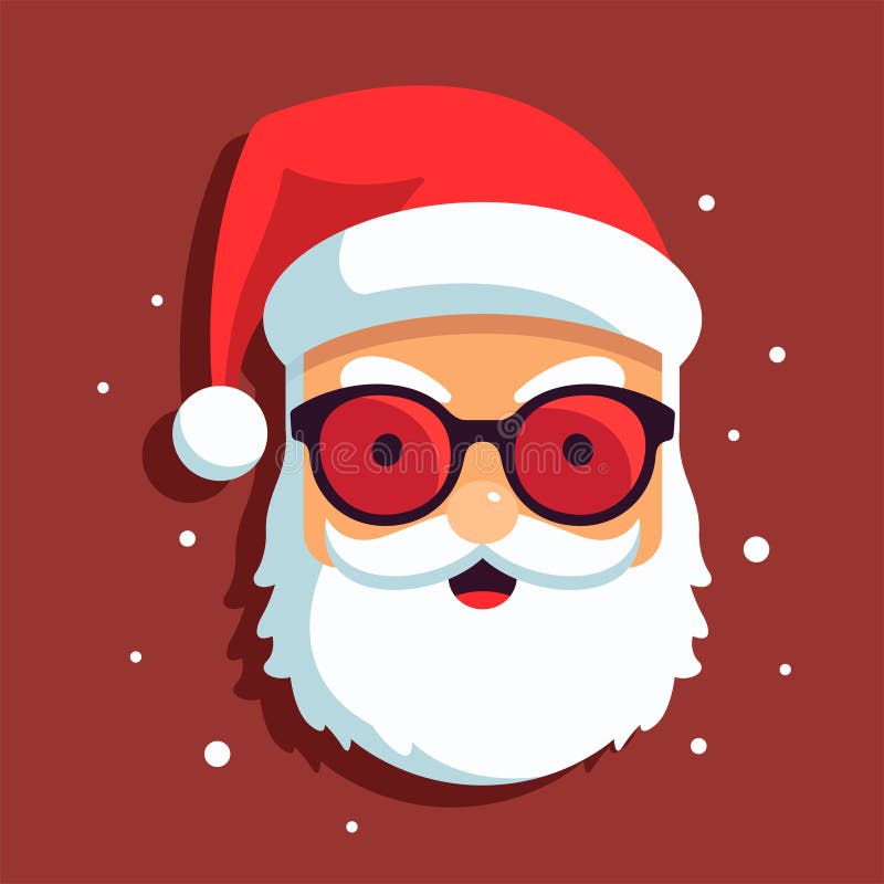 Santa Claus Avatar Vector Illustration Stock Vector - Illustration of ...
