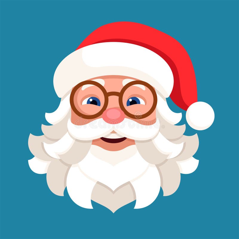 Santa Claus Avatar Vector Illustration Stock Vector - Illustration of ...
