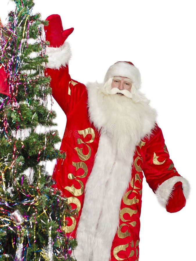 Santa Claus stock image. Image of balls, green, father - 63226221