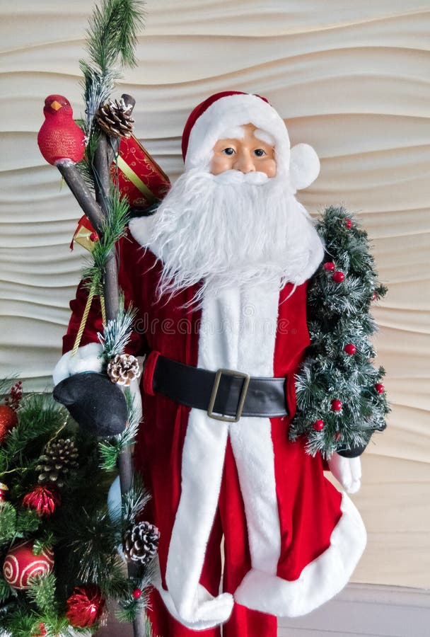 Santa Claus Bringing the Christmas Cheer Stock Photo - Image of cheer ...