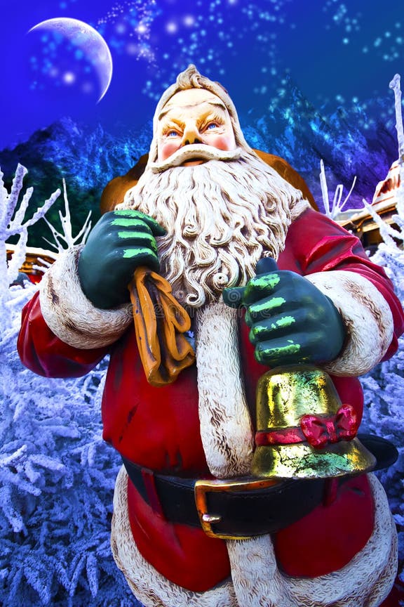 Santa claus card stock image. Image of happy, freeze - 29642075