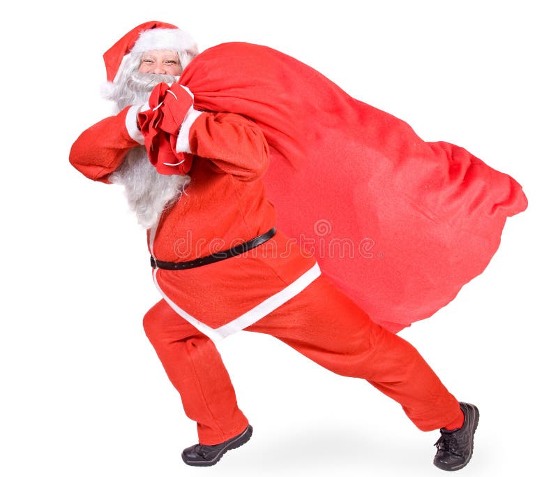 Back of Santa Claus stock photo. Image of xmas, santa - 1609292