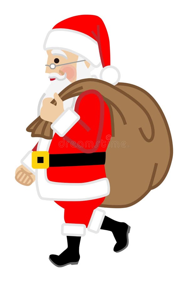 Santa Side View Stock Illustrations – 634 Santa Side View Stock ...