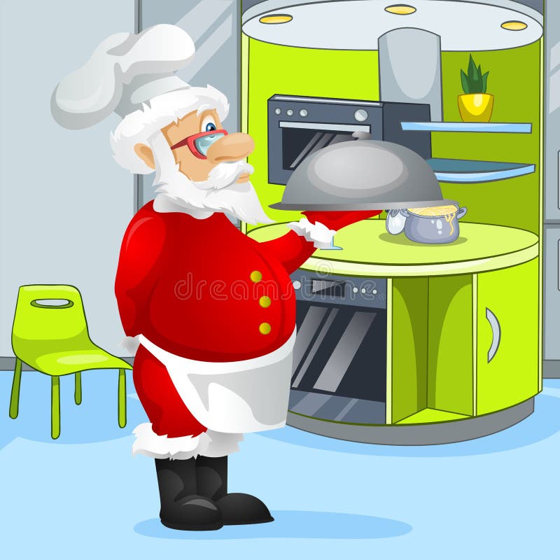 Santa Claus stock vector. Illustration of baker, expertise - 35085973